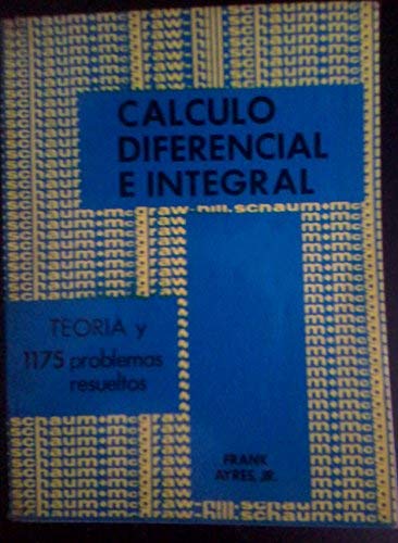 Amazon.com: Calculo Diferencial E Integral: 9780070915206: Frank Ayres ...
