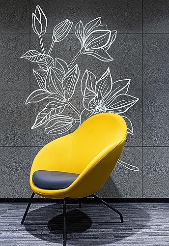 Amazon.com: Magnolia Flowers Large Wall Decal Vinyl Line Art Décor ...