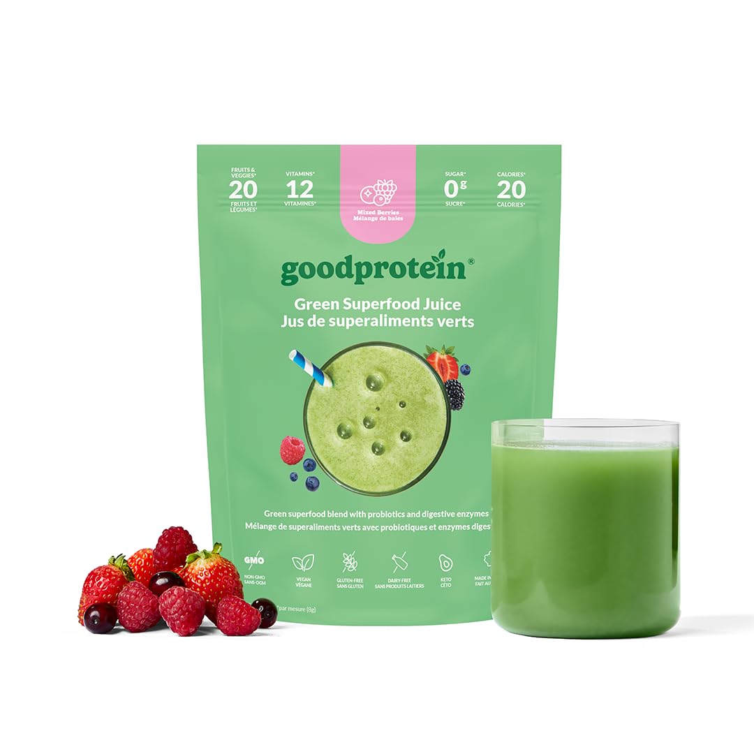 Good Protein Greens Superfood Powder Juice - 100% Natural Digestive ...