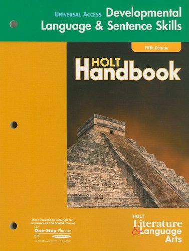 Amazon.com: Holt Handbook 2nd Course: California Edition Grade 11 ...