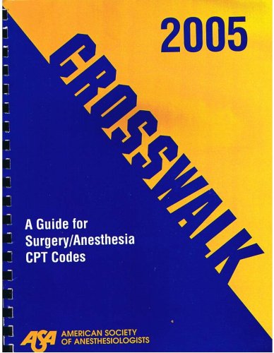Crosswalk: A Guide for Surgery/Anesthesia CPT Codes: Asa: Amazon.com: Books