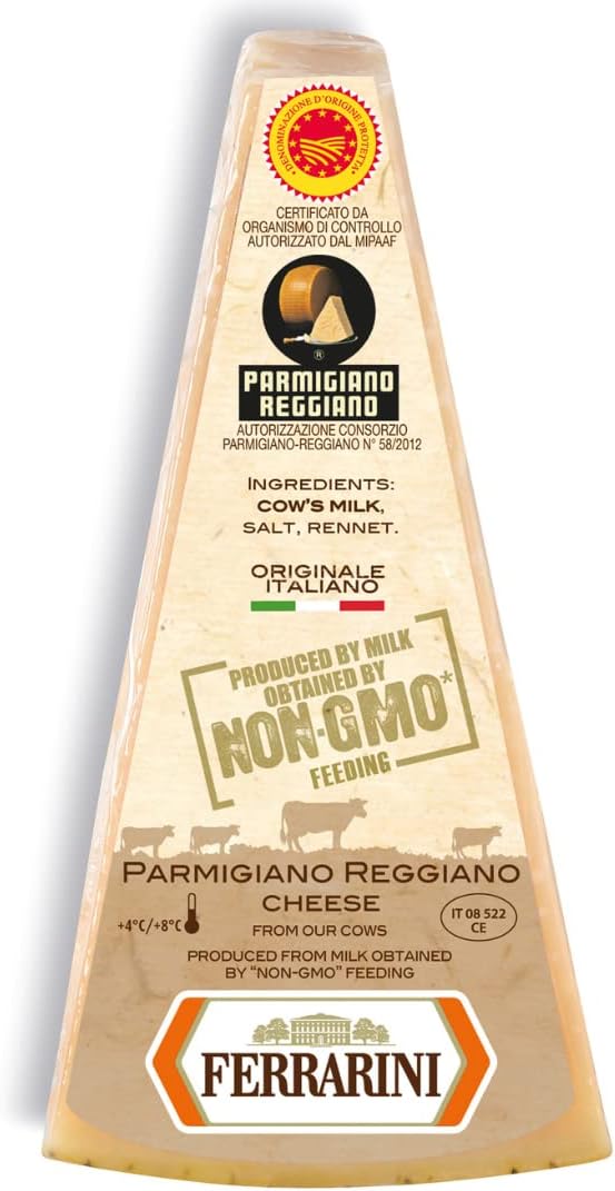 Amazon.com: Ferrarini, Authentic Parmigiano Reggiano, 8.8 oz, 250 g ...