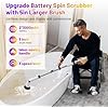Amazon.com: 6000mAh Battery Electric Spin Scrubber 5inch Large Brush ...