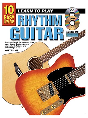 10 Easy Lessons: Learn To Play Rhythm Guitar. Partitions, Livre, CD ...