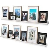 Amazon.com: Rustic State 60 Inch Set of 2 Wall Mount Extra Long Narrow ...