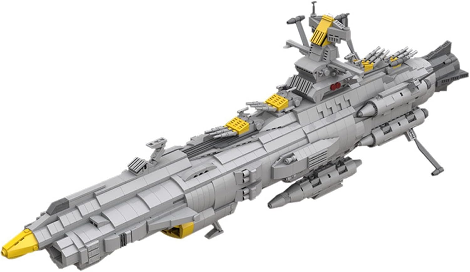 Amazon.co.jp: 宇宙戦艦ヤマト2202アンドロメダモデル組み立てキット、宇宙戦艦ヤマト2199モデル組み立てブロックセット、SF ...