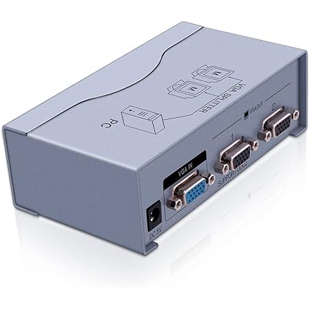 Amazon.com: StarTech.com 2 Port High Resolution VGA Video Splitter with ...