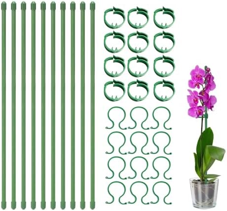 Amazon.com : UCLEVER Set of 60 Adjustable Plant Support Stakes 15.7 ...