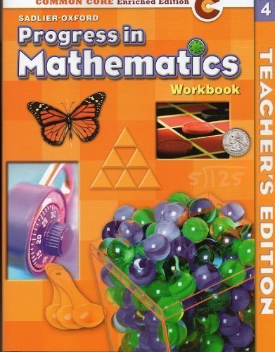 Amazon.com: Progress in Mathematics Grade 4 Workbook - Teacher's ...