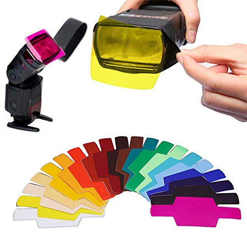 Generic Balance Lighting 20Pcs Flash Color Gels Filter Kit Spare Parts ...
