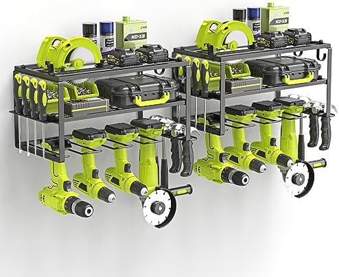 Amazon.com: SUNALLY 3-Tier Heavy Duty Steel Power Tool Organizer, Matte ...