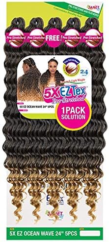 Amazon.com : Janet Collection - 5X EZ Ocean Wave - 5PCs - Pre-Stretched ...