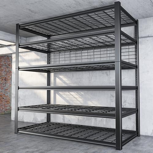 Amazon.com: SafeRacks Garage Storage Rack - Hammertone | Steel Shelving ...