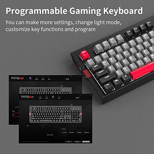 Snapklik.com : NACODEX F11 Retro Mechanical Keyboard 104 Keys Anti ...