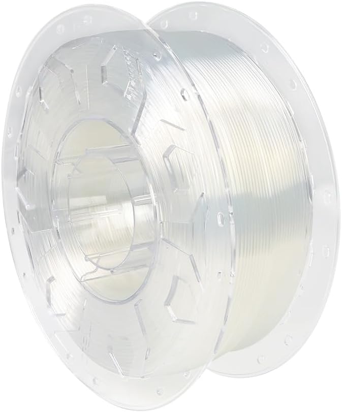 Creality HP-TPU Transparent 3D Printing Filament, 1kg(2.2lbs) 1.75mm ...
