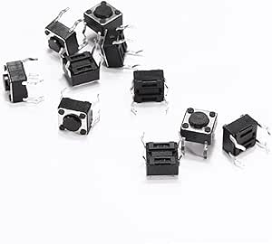 Amazon.com: DEIHGE Switches Micro Switches 1000PCS/LOT 6 * 6 * 5MM 4 ...