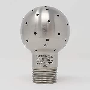 Amazon.com: Sani-Matic Static Spray Ball, Stock SB-5, 360⁰, 2.5” Ball Dia, 1.0” Connex Size, PN ...
