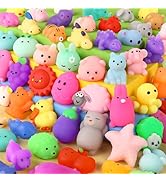 Amazon.com: 28Pcs Mochi Squishy Toys: Mini Squishies Bulk Animal ...