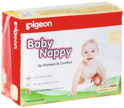 Buy Pigeon Small Size Diaper Convenience (32 Count) Online at Low ...