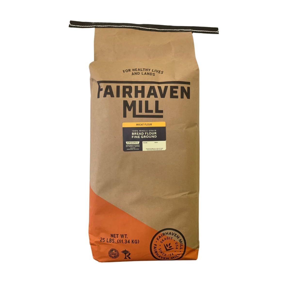 Amazon.com : Fairhaven Mill Organic Whole Grain Bread Flour - High ...