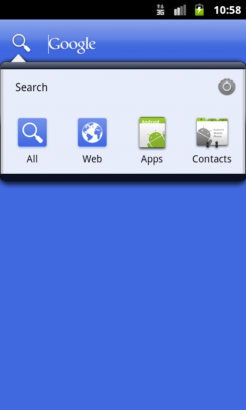 Aplicación Azul de Google para móviles en Amazon Appstore
