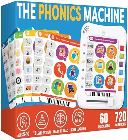 Amazon.com: Phonics Machine Learning Pad - Electronic Reading Game for ...
