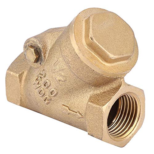 Check valve NPT 1/2 inch thread brass check valve Y-type one-way check ...