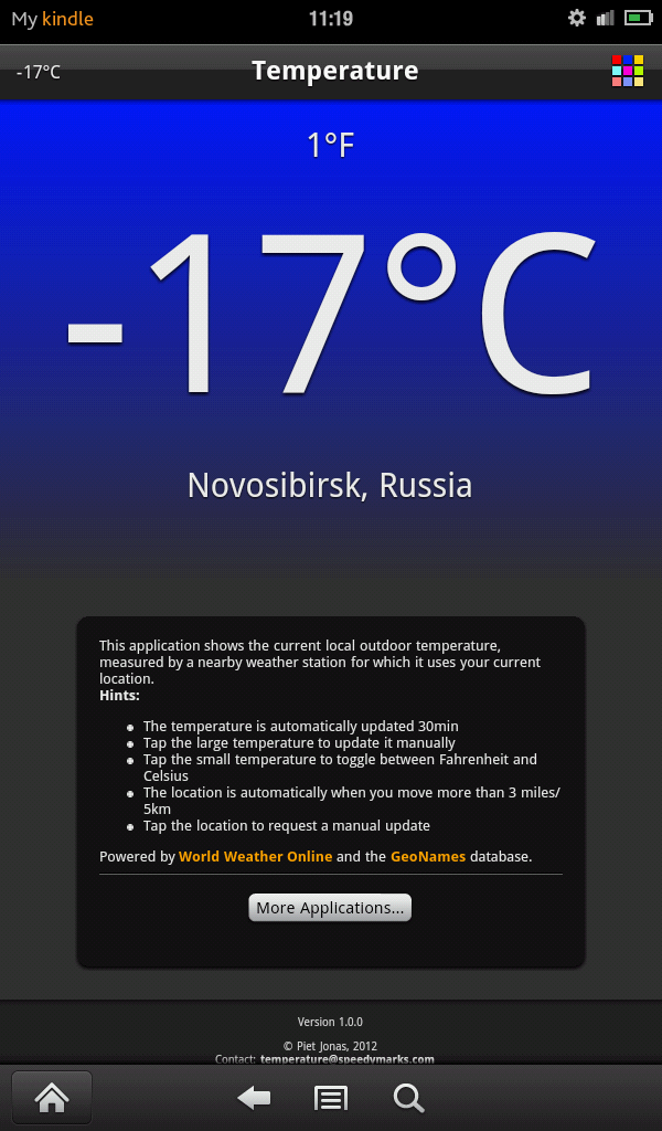 Temperature - App on Amazon Appstore