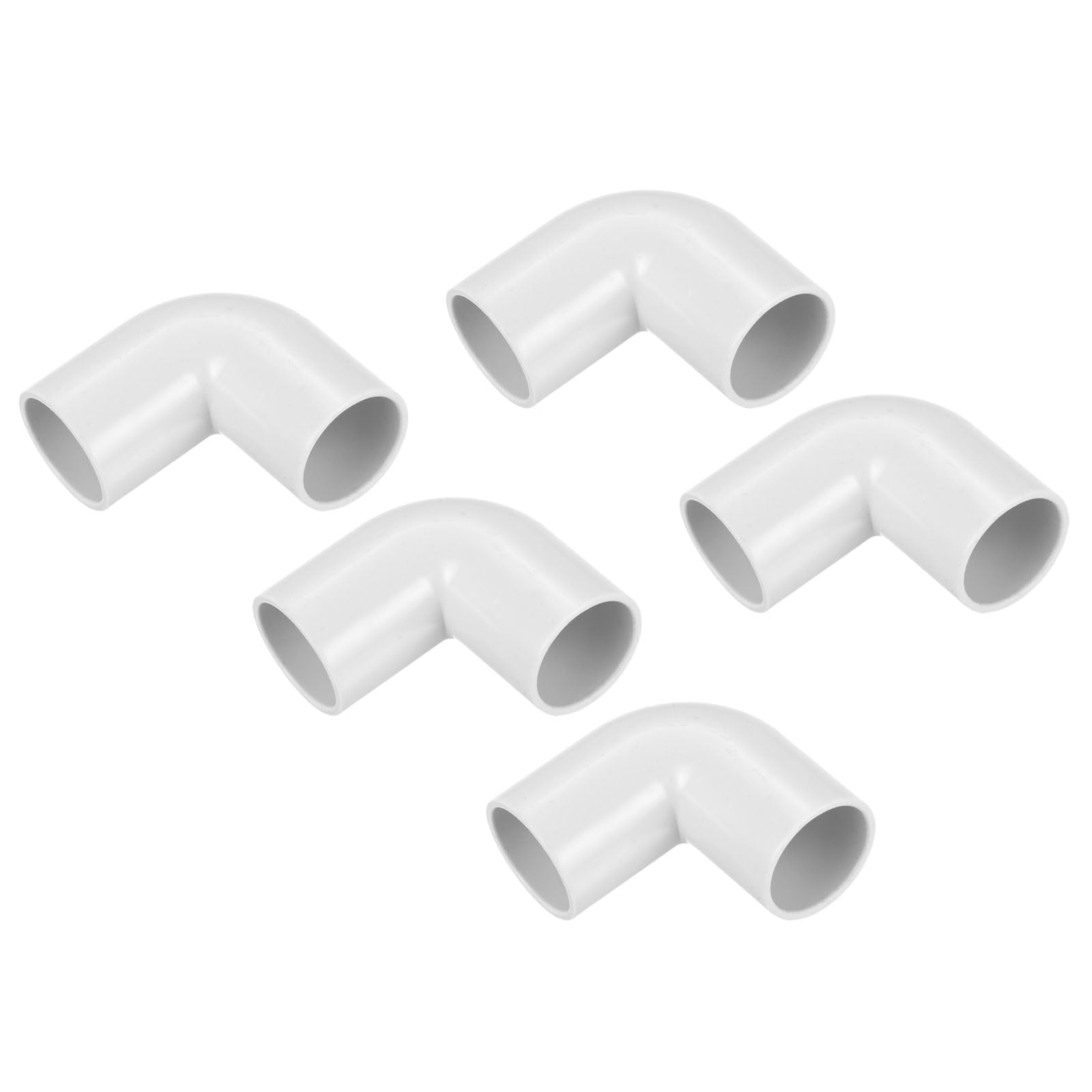 sourcing map PVC Conduit Coupler 90 Degree Elbow Fittings 20mm Change ...