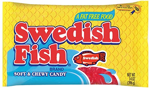 Amazon.com : Swedish Fish Fat Free Soft & Chewy Candy : Gummy Candy ...