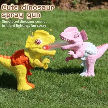 Red Yellow Blue Green For Home Use Dinosaur spray gun toys, 124 Gm ...