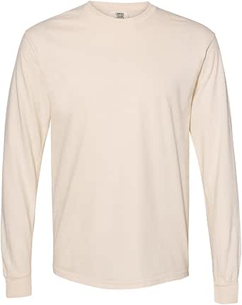 Comfort Colors Adult Long Sleeve Tee, Style 6014 Ivory | Amazon.com
