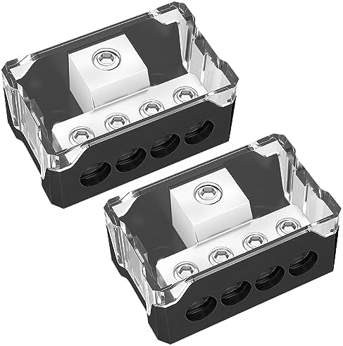 Amazon.com: BOJACK 3 Way Power Distribution Connecting Block 1x0/2/4 ...