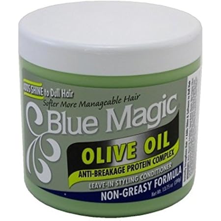Amazon.com : Blue Magic Olive Oil 13.75 Ounce Jar (406.6ml) (3 Pack ...