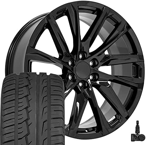 Amazon.com: OE Wheels CA90 24 Inch Rims and Tires Fit Escalade Style ...