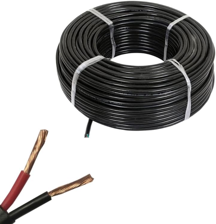 Drumstone 𝟏𝟓 𝐘𝐞𝐚𝐫𝐬 𝐖𝐚𝐫𝐫𝐚𝐧𝐭𝐲 100ft 2-Core Copper Electrical Wire, 1mm ...