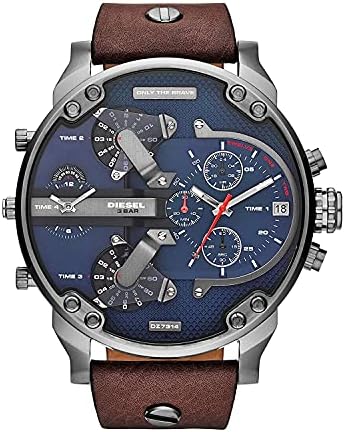 Diesel Stainless Steel Analog Gray Dial Men's Watch-Dz7484, Band Color ...