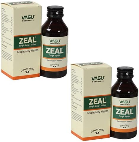 2 x Zeal Cough Syrup (The safe cough therapy) - - "Shipping by FEDEX ...