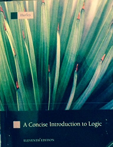 A Concise Introduction to Logic: Patrick J. Hurley: 9781285108865 ...