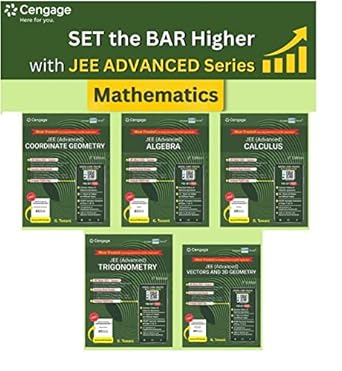 Buy Cengage Jee Advanced Maths Combo Sets Of 5 Books Algebra + Calculus ...