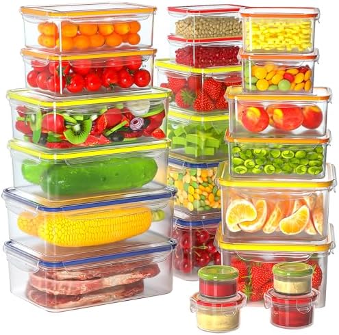 Amazon.com: iKumar 10 Pcs (5 Containers & 5 Lids) Premium ...