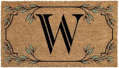 Amazon.com : Calloway Mills 180041925W Monogram Insert Doormat 19" x 25 ...
