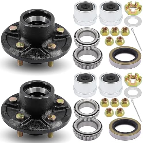 Amazon.com: Taxutor 2 Sets Trailer 5 Lugs Idler Hub Kits 5 on 4.5 ...