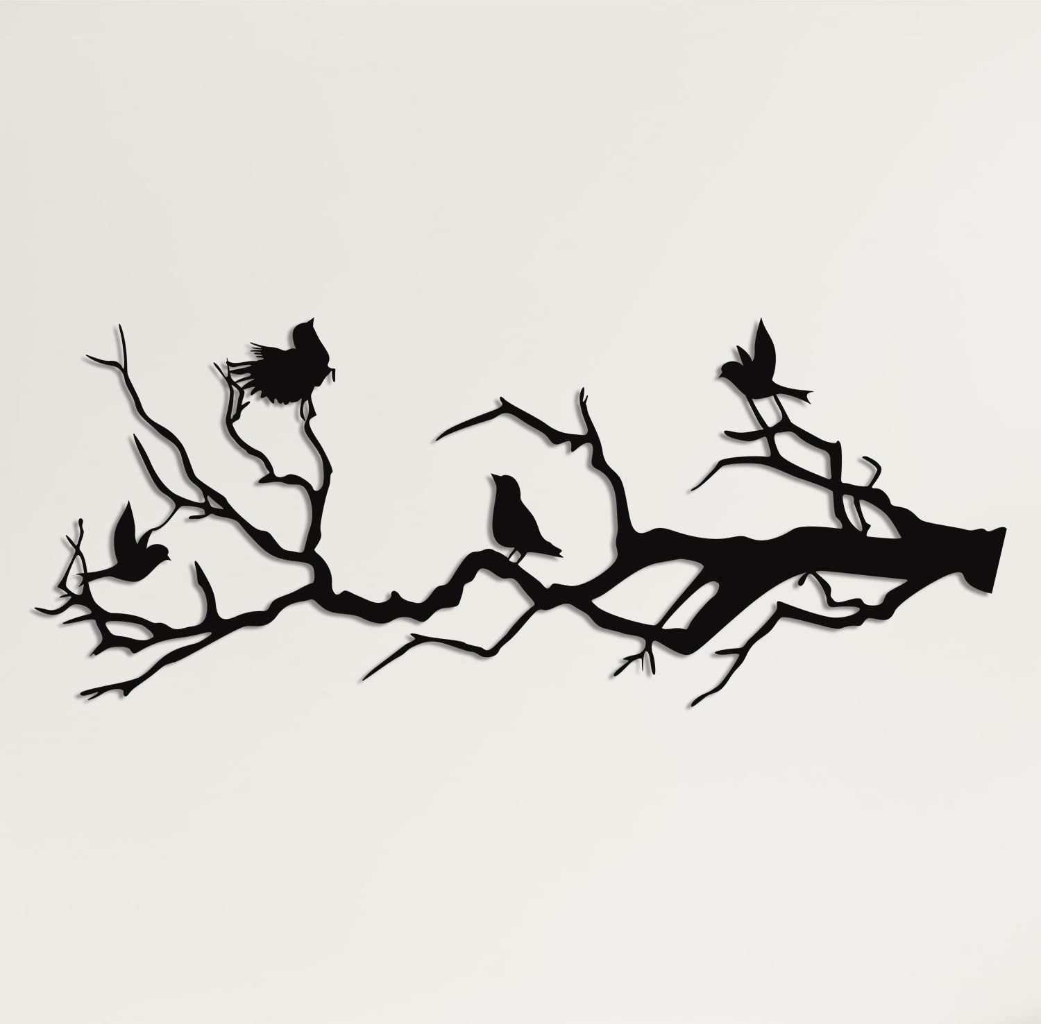 Simple Branch Silhouette