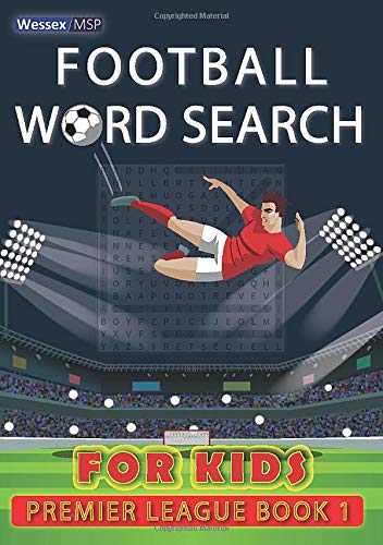 Football Word Search For Kids: Book 1: Premier League 2019-20 (Football ...