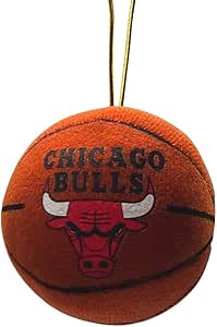 Amazon.com: NBA Soft Sculpt Plush Basketball Ornament (Chicago Bulls ...