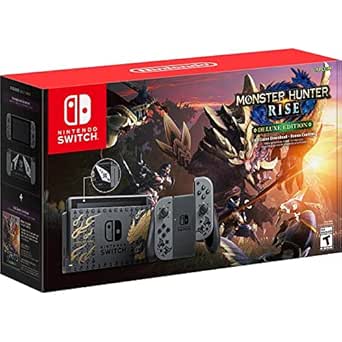 Amazon.com: Nintendo Switch Monster Hunter Rise Deluxe Edition System ...