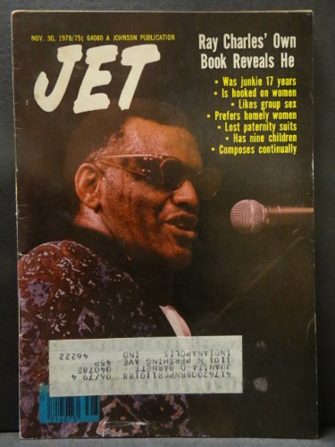 Jet Digest Magazine "Ray Charles' Own Book" November 30, 1978: JET ...