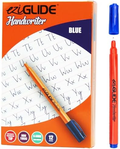 Manuscript Pen Company MANUSCRIPT Handwriting Pens Blue - pack of 12 ...