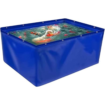 Amazon.com: LITAITAI Pool Above Ground Canvas Fish Pond,Canvas Fish ...
